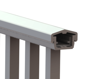 Rake PermaRail Pre-Built Turned Baluster Sections - Prefinished White