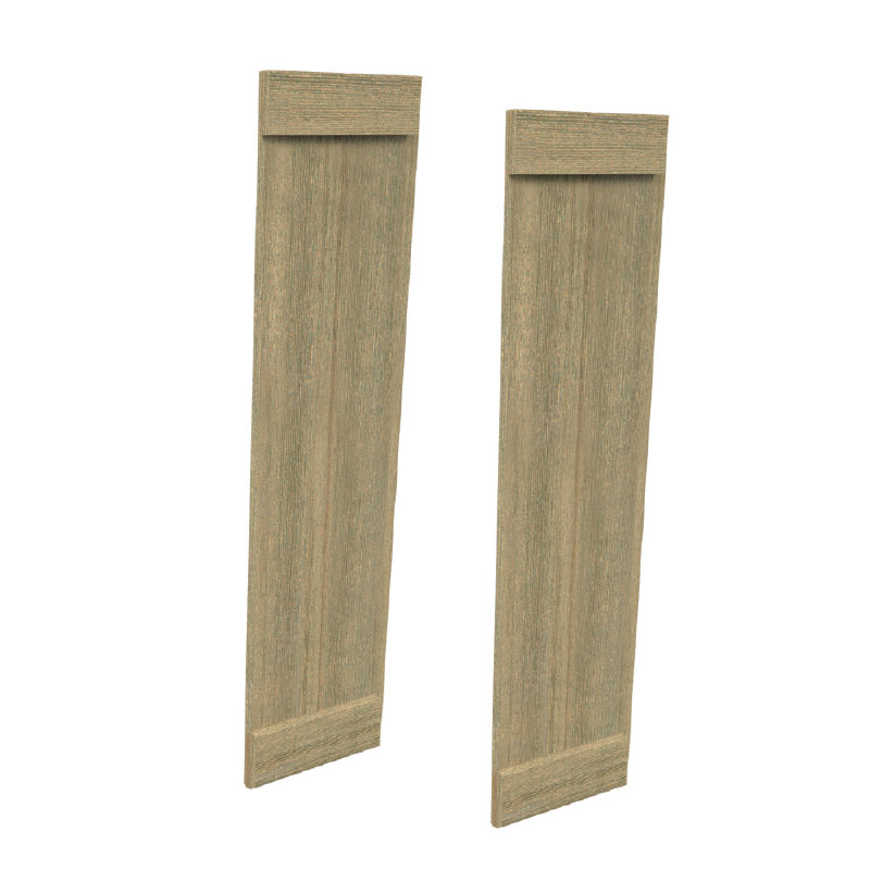 12" Urethane Roughsawn Cedar Shutters - Board & Batten