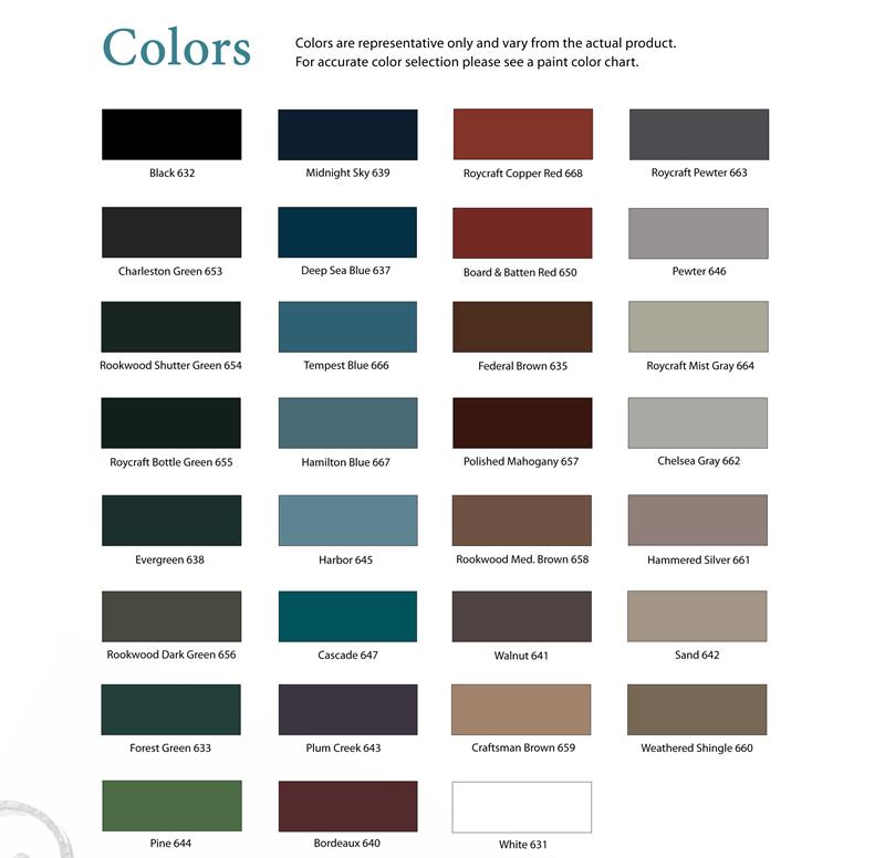 Cottage Style Louver Exterior Shutters - Lifetime Warranty