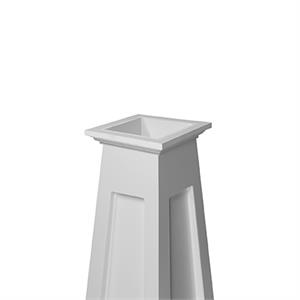 Column Wrap Recessed Panel Square Columns - Craftsman
